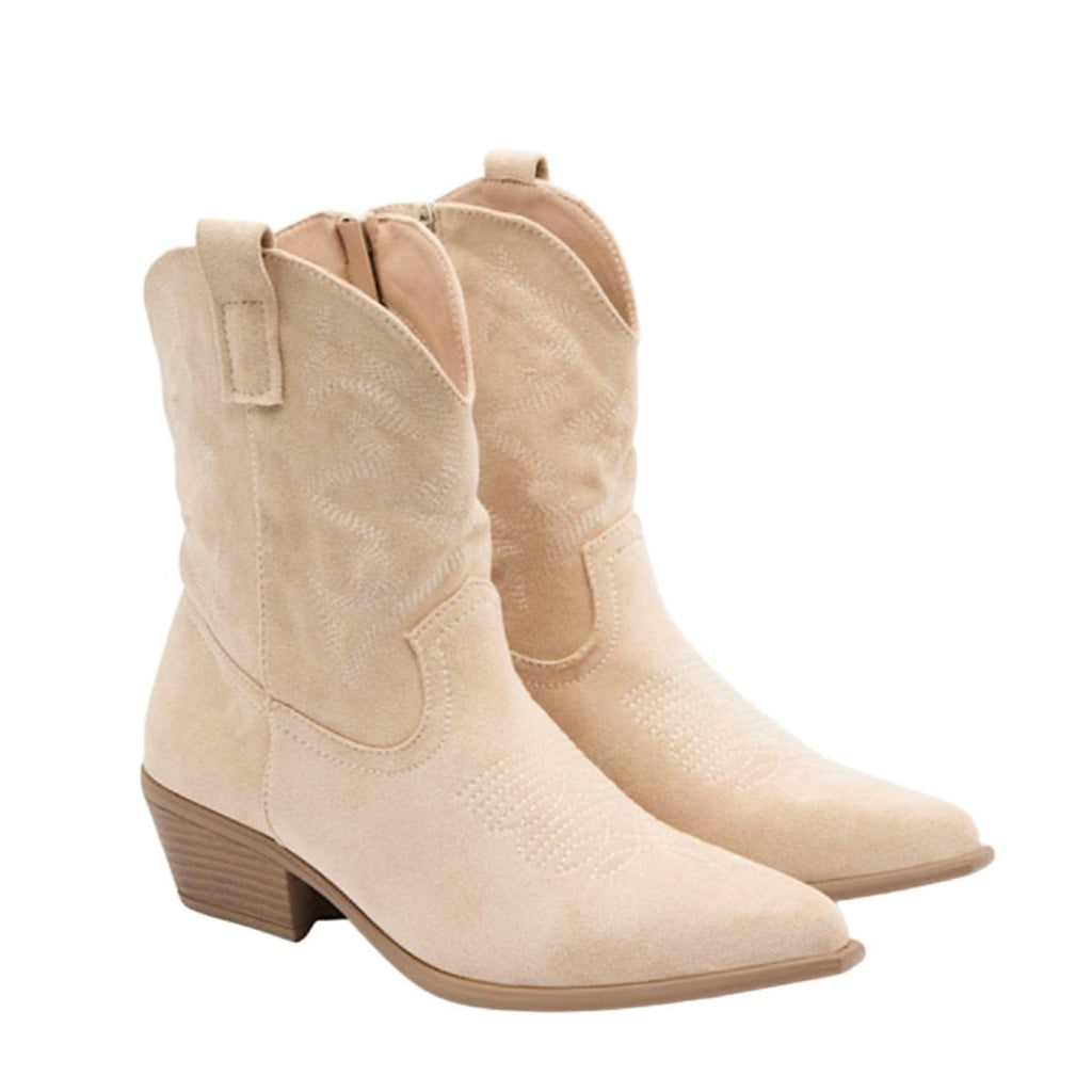Buy Baxter Womens Ada Western Boot - Cream | The Stable Door