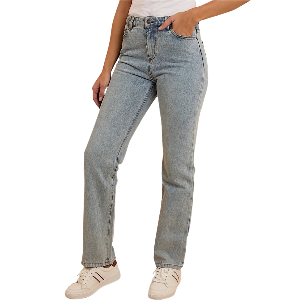 Buy Ringers Western Women's Autumn Straight Leg Jean - Light Blue | The ...