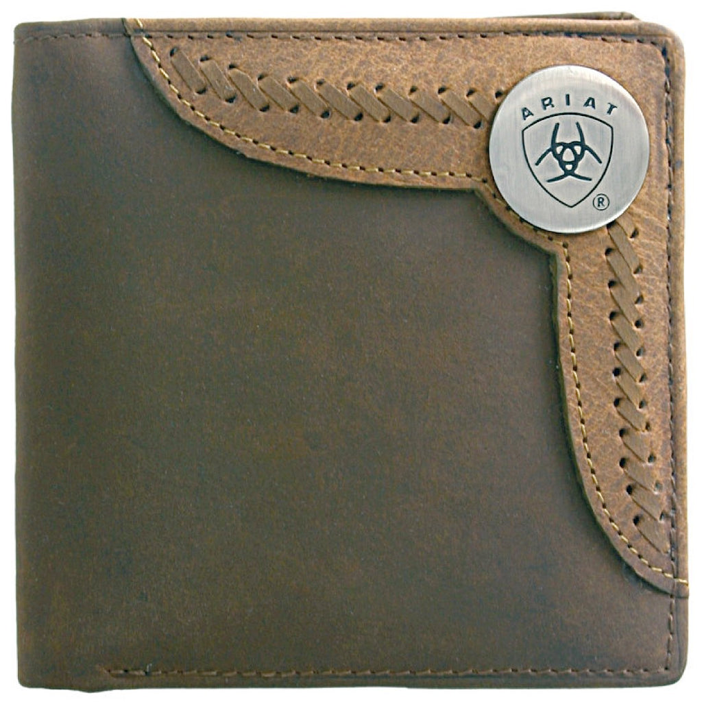 Buy Ariat Bi Fold Wallet - Brown/Lite Tan WLT2103A – The Stable Door