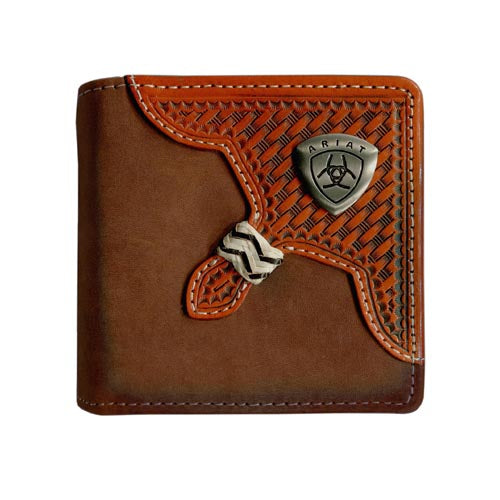 Buy Ariat Bi Fold Wallet Brown WLT2111A | The Stable Door