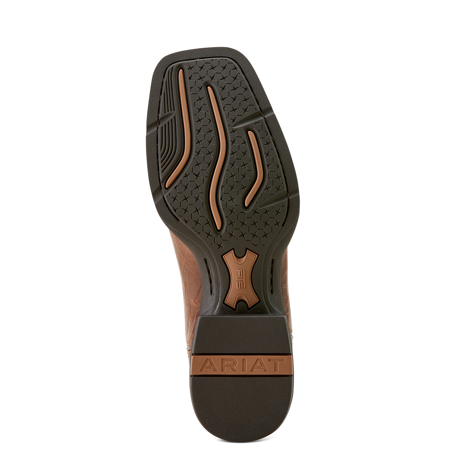 Buy Ariat Mens Sport Western Wide Square Toe Cowboy Boot - Dark Tan ...
