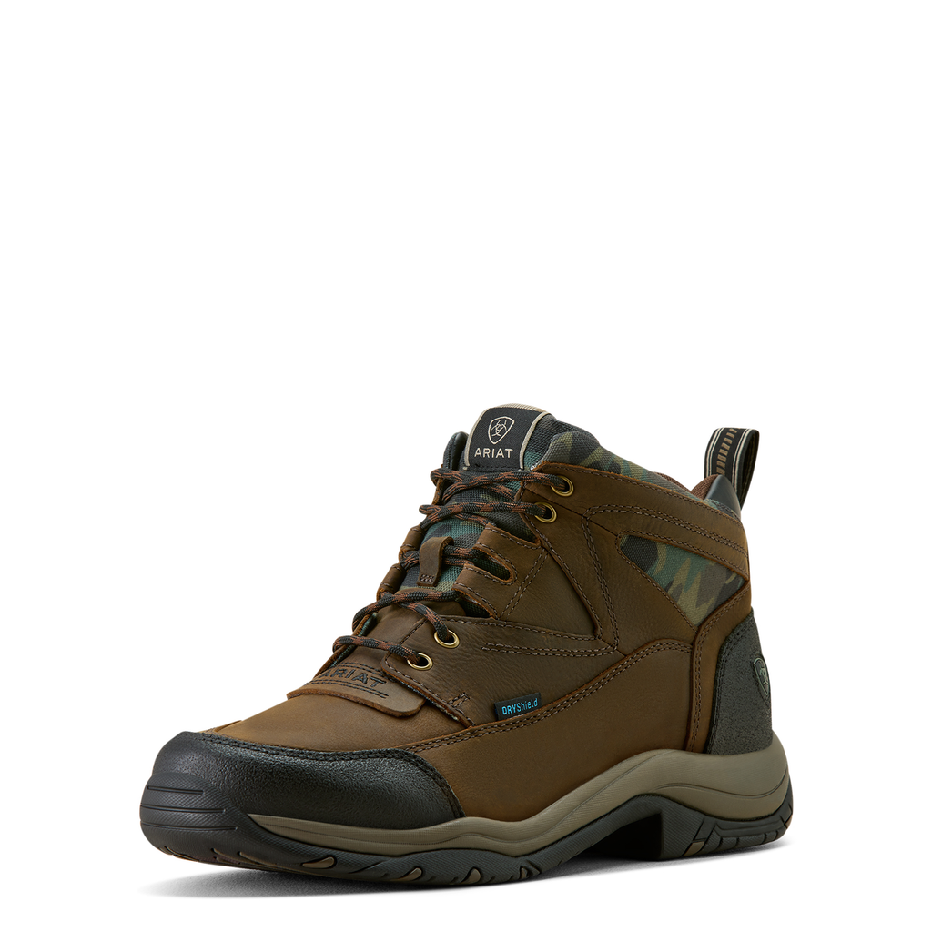 Buy The Ariat Terrain Waterproof Boot - Dark Coffee/Camo Print | The ...