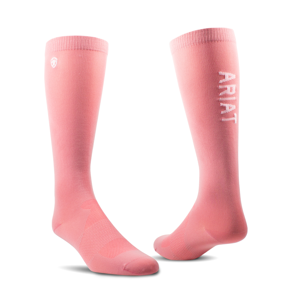 Buy Ariat Unisex AriatTek Essential Performance Socks - Dusty Rose ...