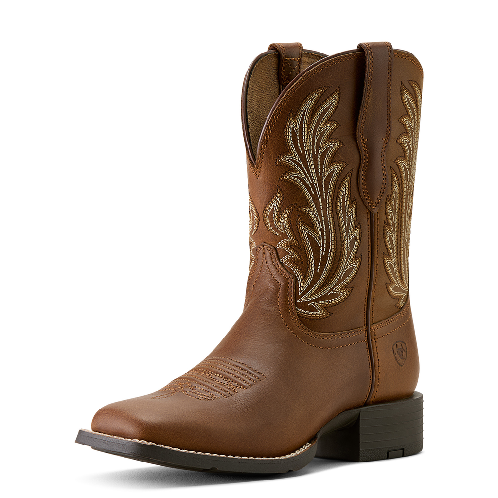 Buy Ariat Womens Round Up Filly Western Boot - Sorrel Crunch | The ...