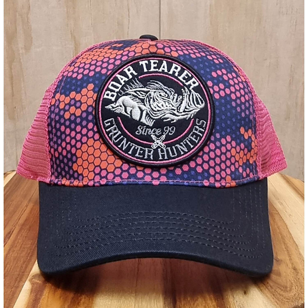 Buy Boar Tearer Blackhall Trucker Cap Black/Multi | The Stable Door