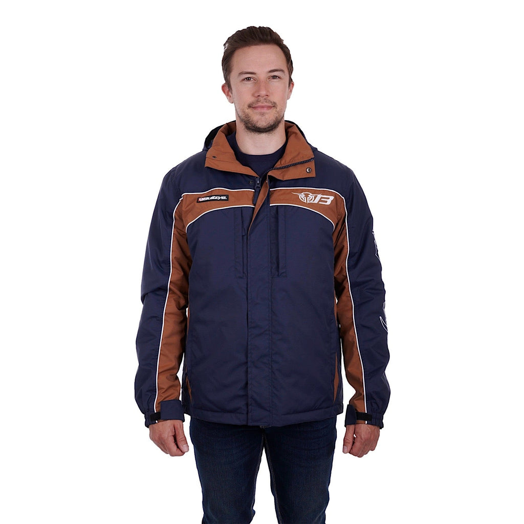 Buy Bullzye Mens Bazooka Jacket - Navy / Tan | The Stable Door