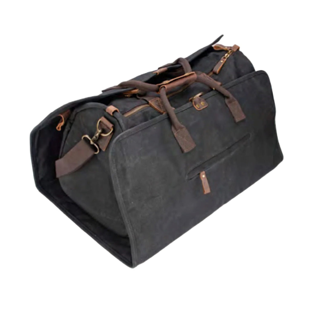 Buy Burke & Wills Foley Duffle Suit Bag - Black | The Stable Door
