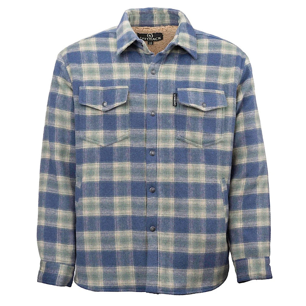 Buy Outback Trading Mens Arden Jacket - Blue | The Stable Door