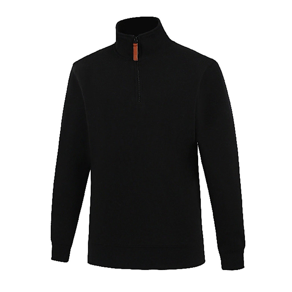 Buy Pilbara Mens Classic Fleece Pullover - Black | The Stable Door