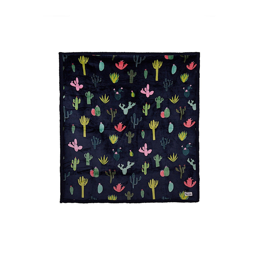 Buy Pure Western Cactus Snuggle Rug - Navy | The Stable Door
