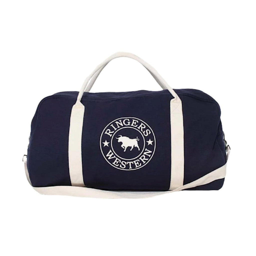 Buy Ringers Western Gundagai Duffle Bag Navy/Natural | The Stable Door