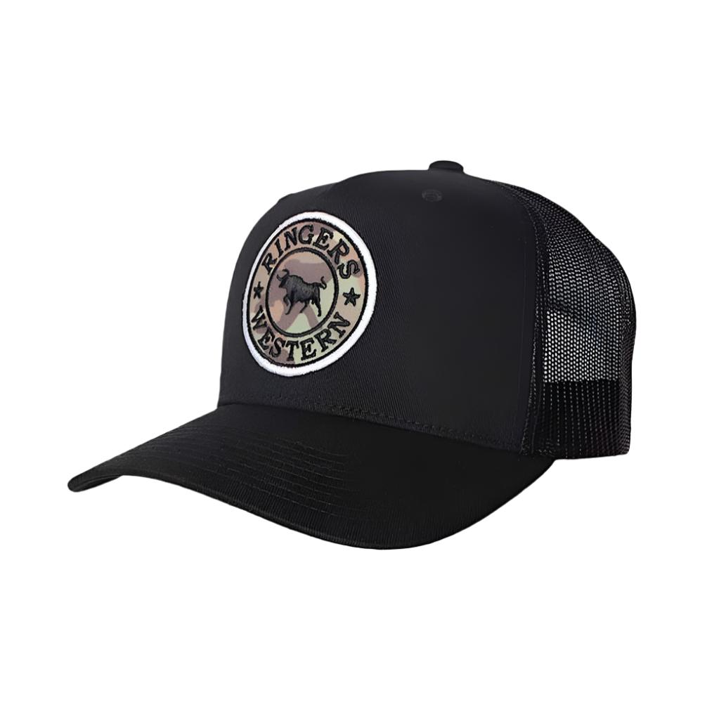 Buy Ringers Western Signature Bull Trucker Cap - Black / Camo – The ...