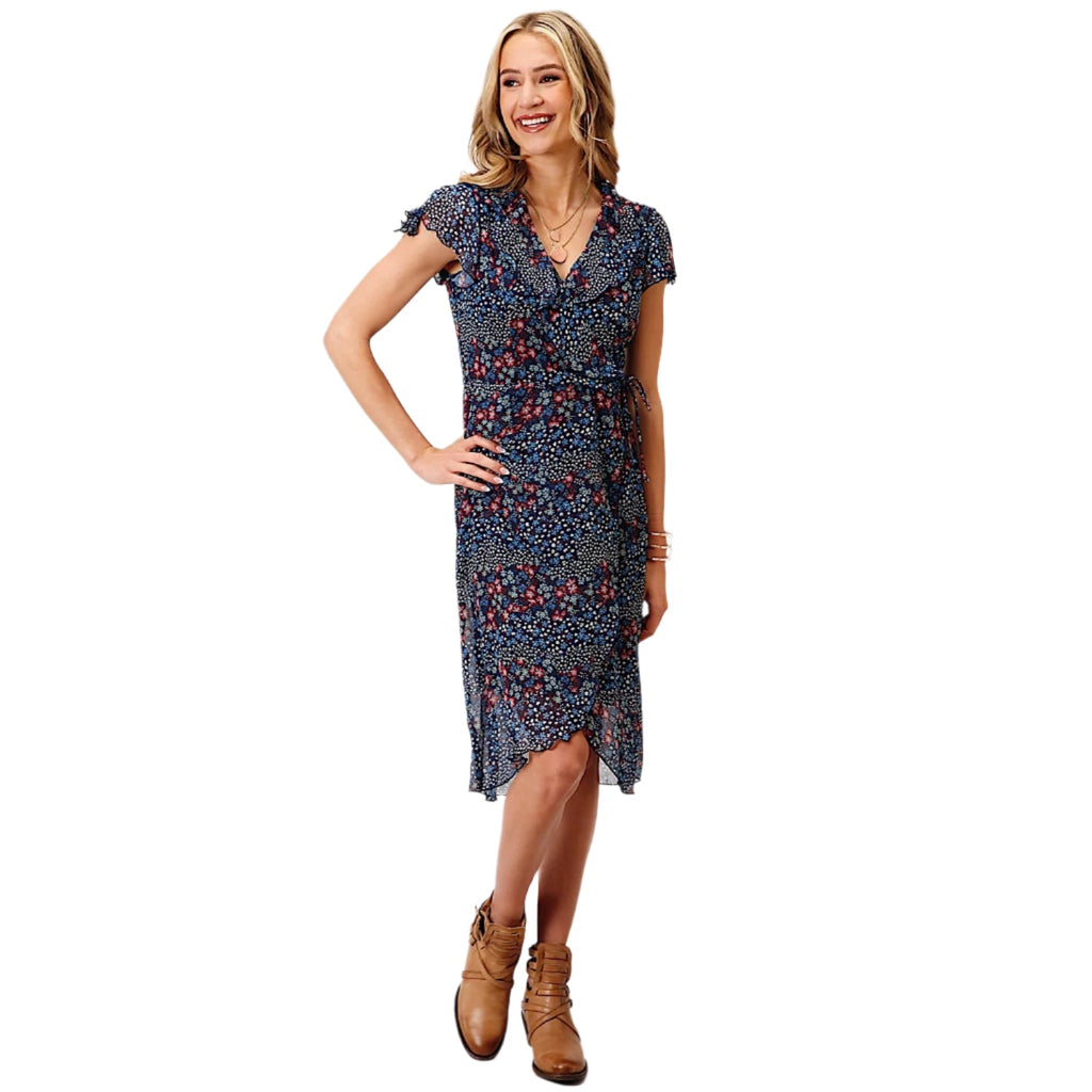 Buy Roper Womens Studio West Collection Dress - Blue | The Stable Door