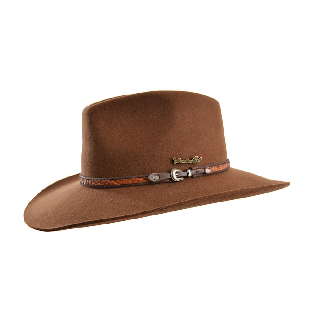 Buy Thomas Cook Fitzroy Wool Felt Hat - Dark Fawn | The Stable Door