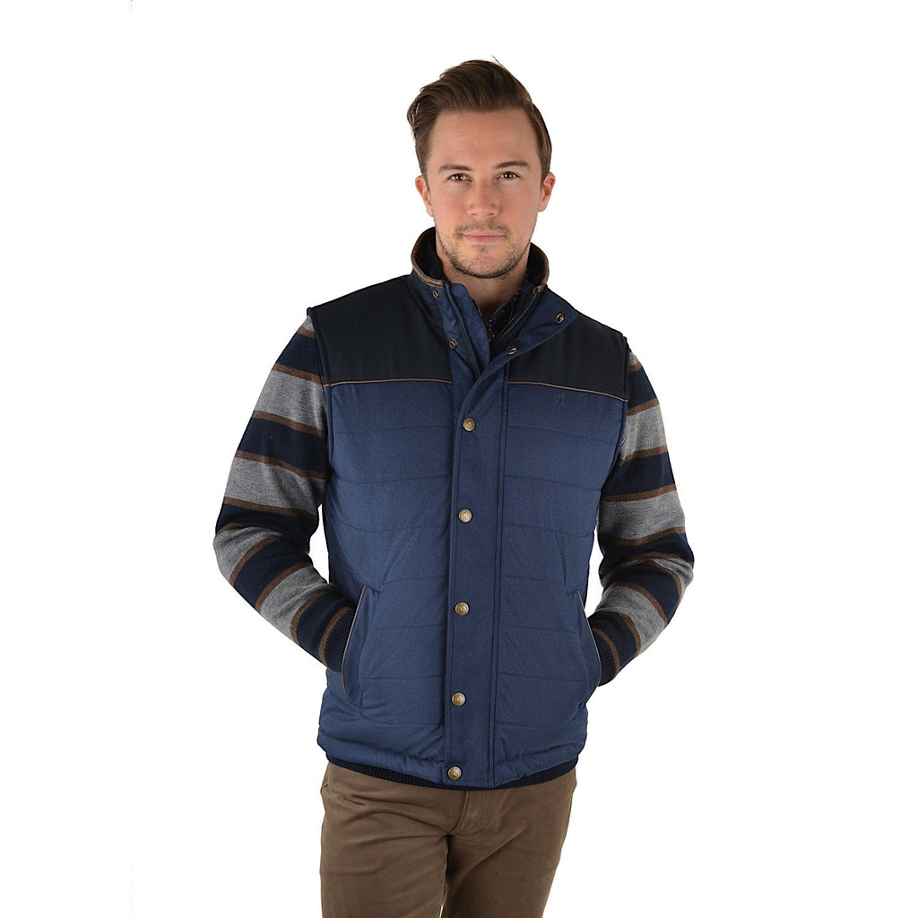 Buy Thomas Cook Mens Aitkins Vest Navy – The Stable Door