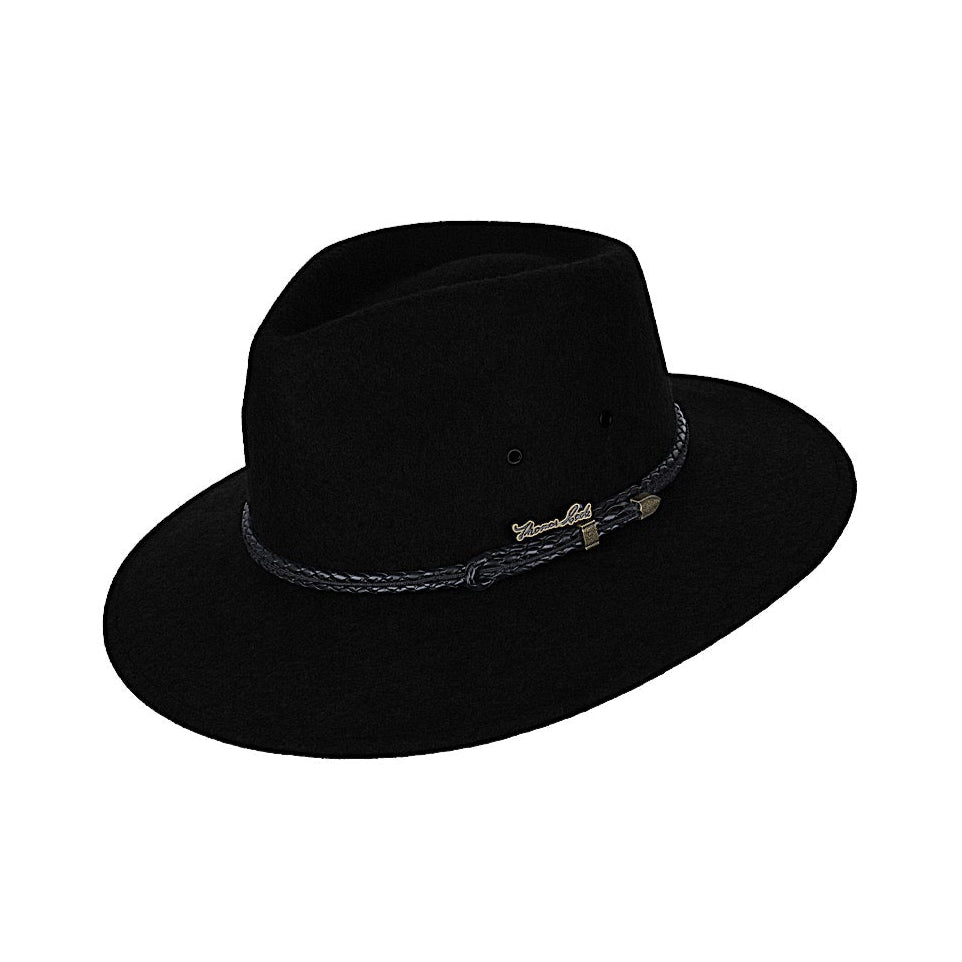 Buy Thomas Cook Wanderer Crushable Hat - Black | The Stable Door
