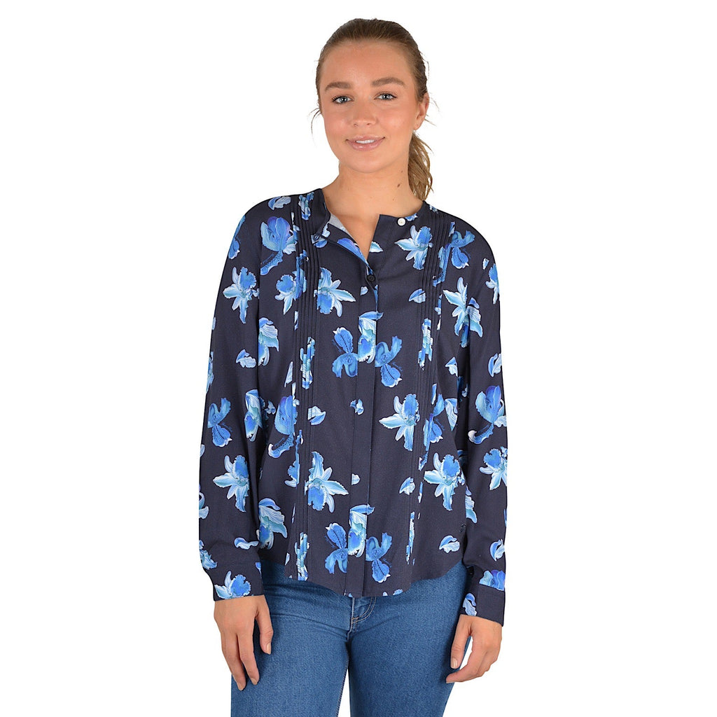 Buy Thomas Cook Womens Patience L/S Blouse Carbon | The Stable Door