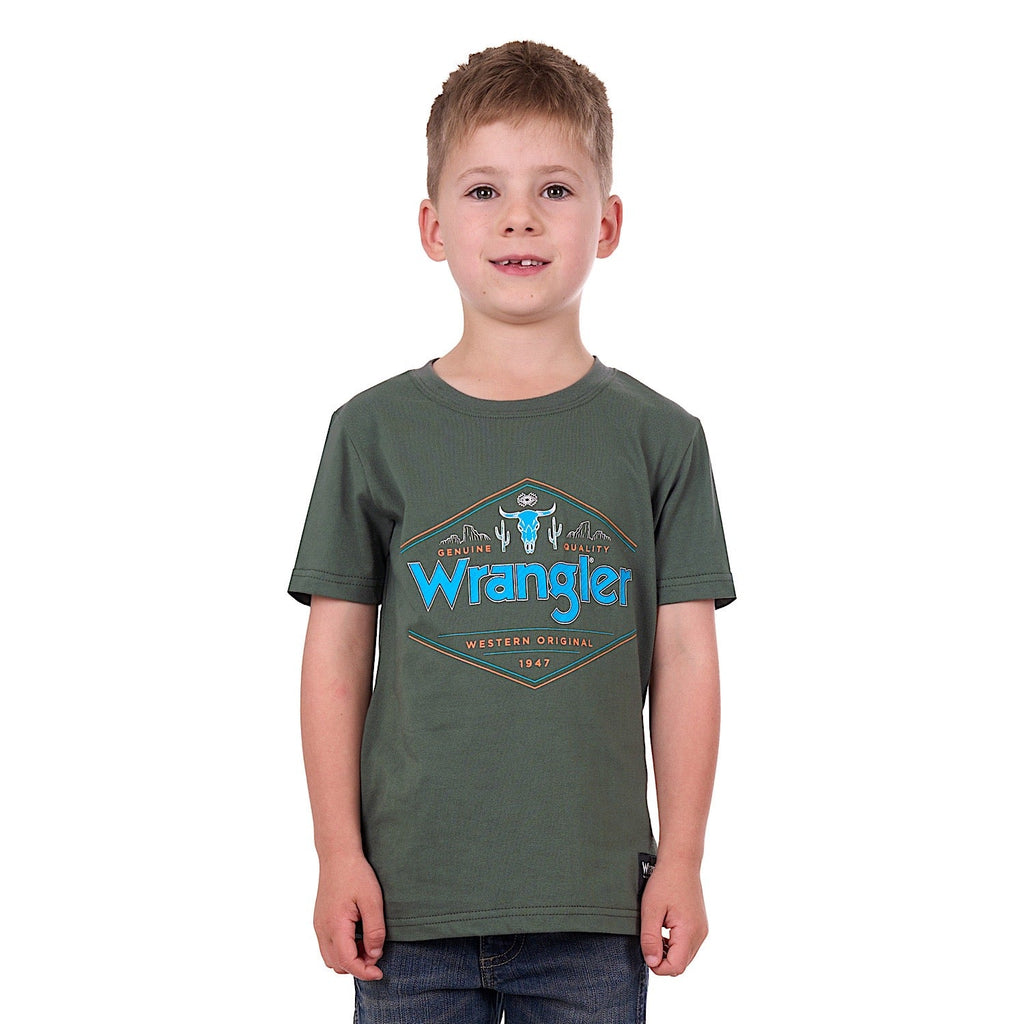 Buy Wrangler Boys Jack Tee Cypress | The Stable Door
