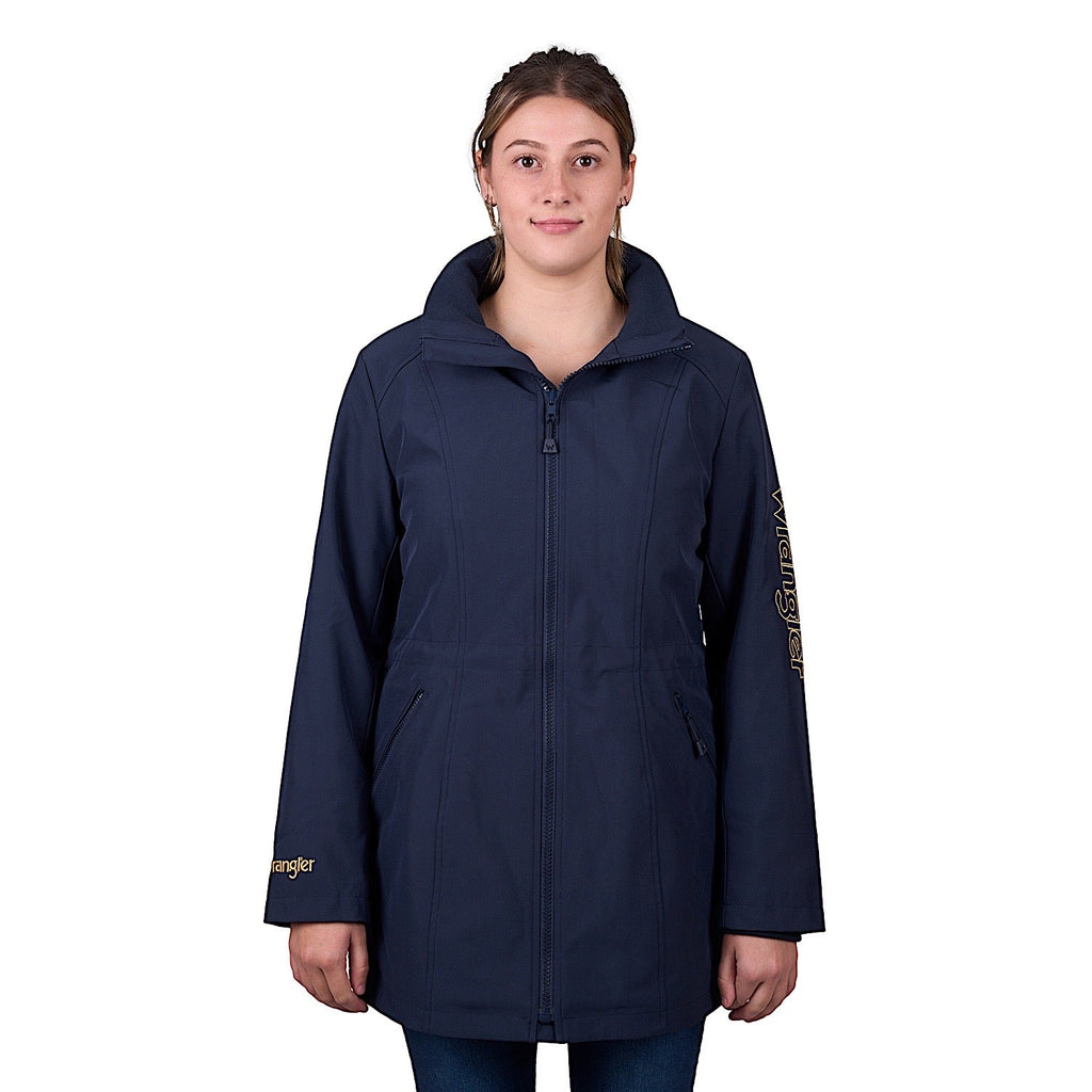 Buy Wrangler Womens Heidi Softshell Jacket - Navy | The Stable Door